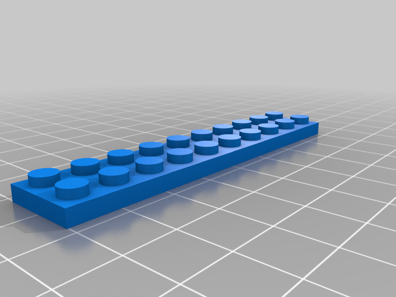 Free 3D file lego plate 2 x 10 🏗 ・Object to download and to 3D print・Cults