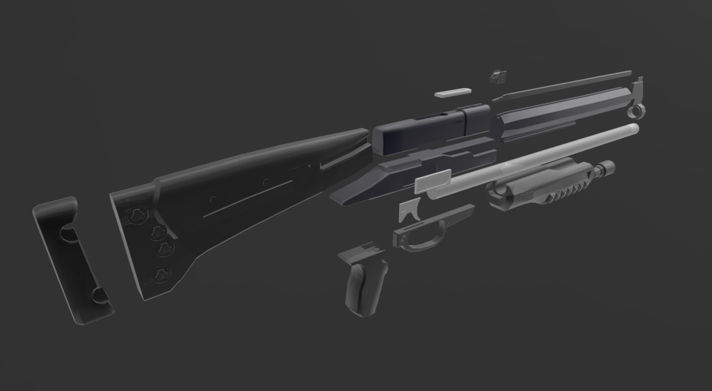 😇 Halo CE M90 Shotgun・Free 3D File for ・Cults