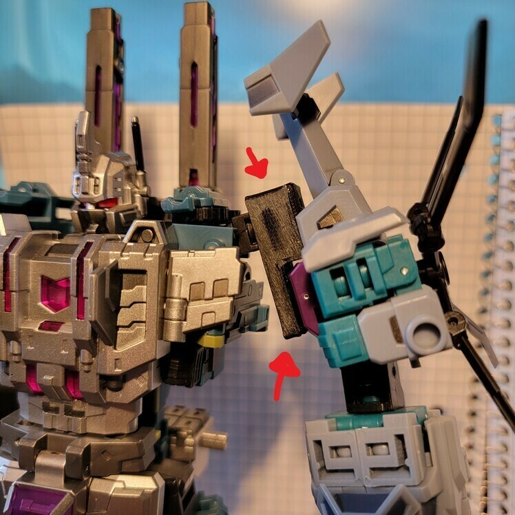 🧑‍🏭 Iron Factory War Giant (Transformers Bruticus) Height & Proportion ...