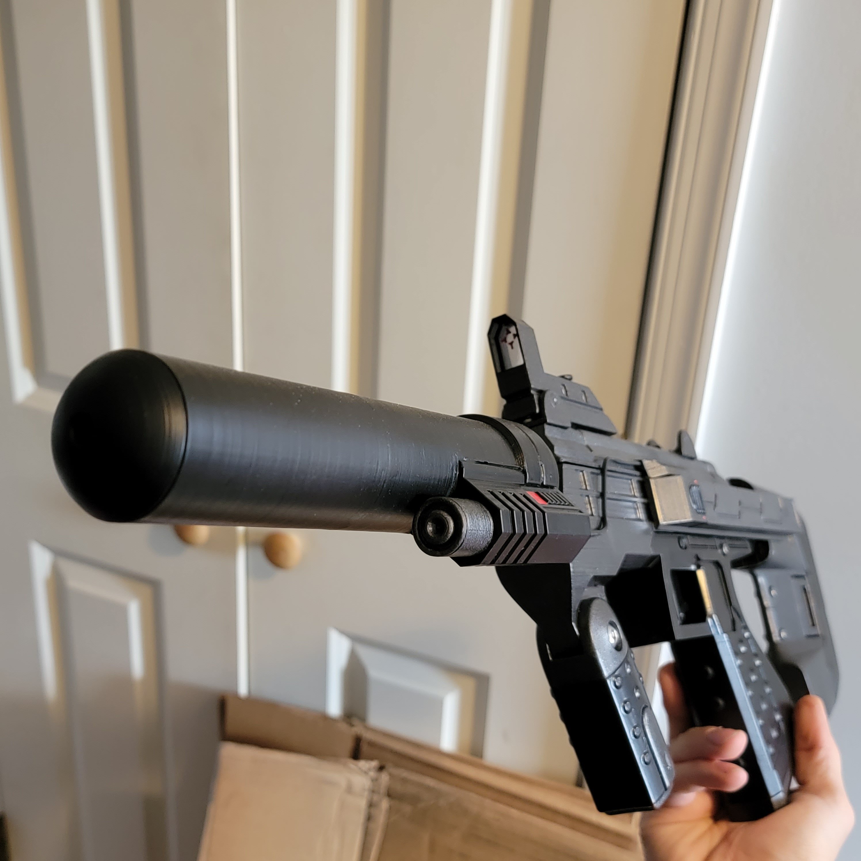 3D printed M7 SMG (Halo 3) and M7S Supressed SMG (Halo 3: ODST) Credit ...