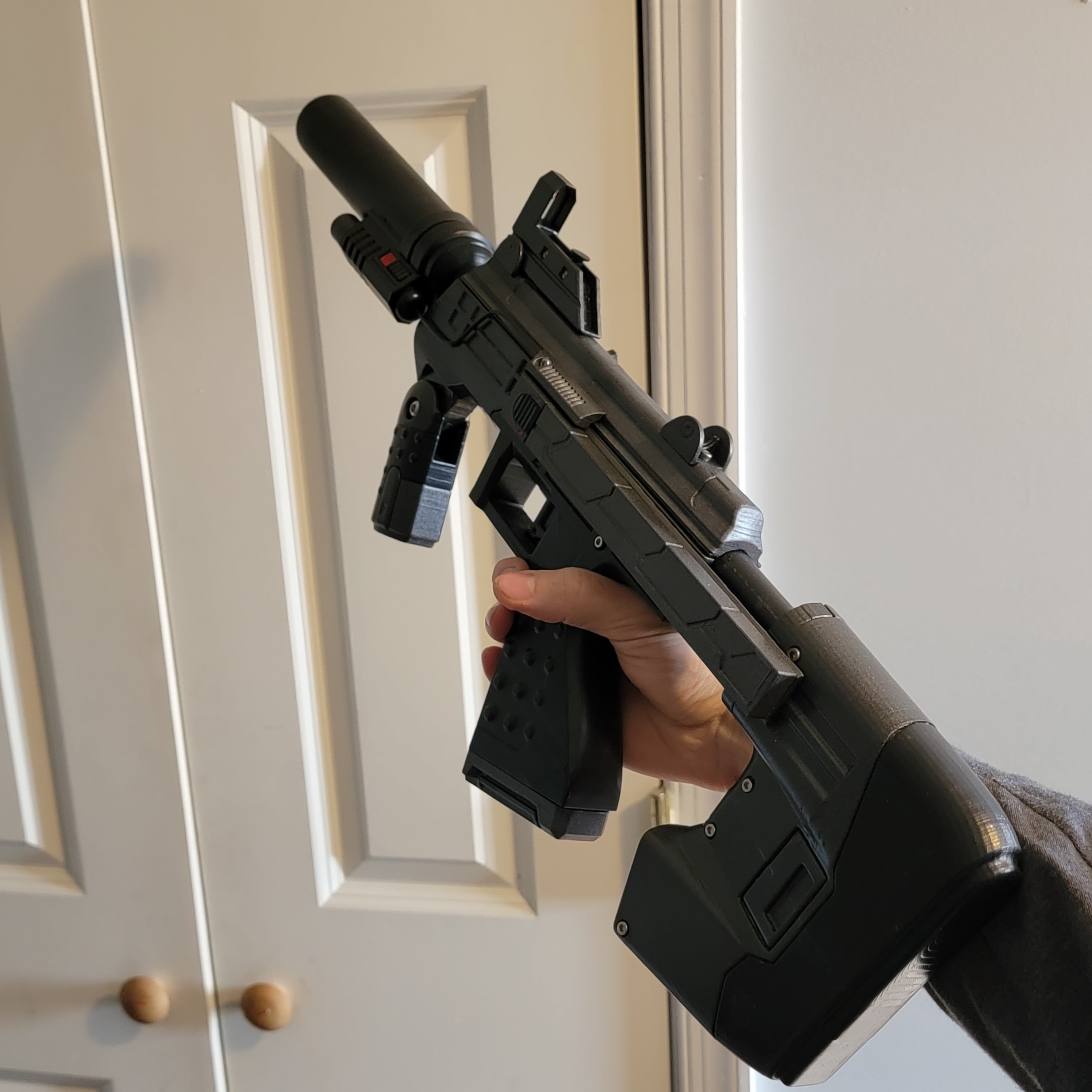 3D printed M7 SMG (Halo 3) and M7S Supressed SMG (Halo 3: ODST) Credit ...