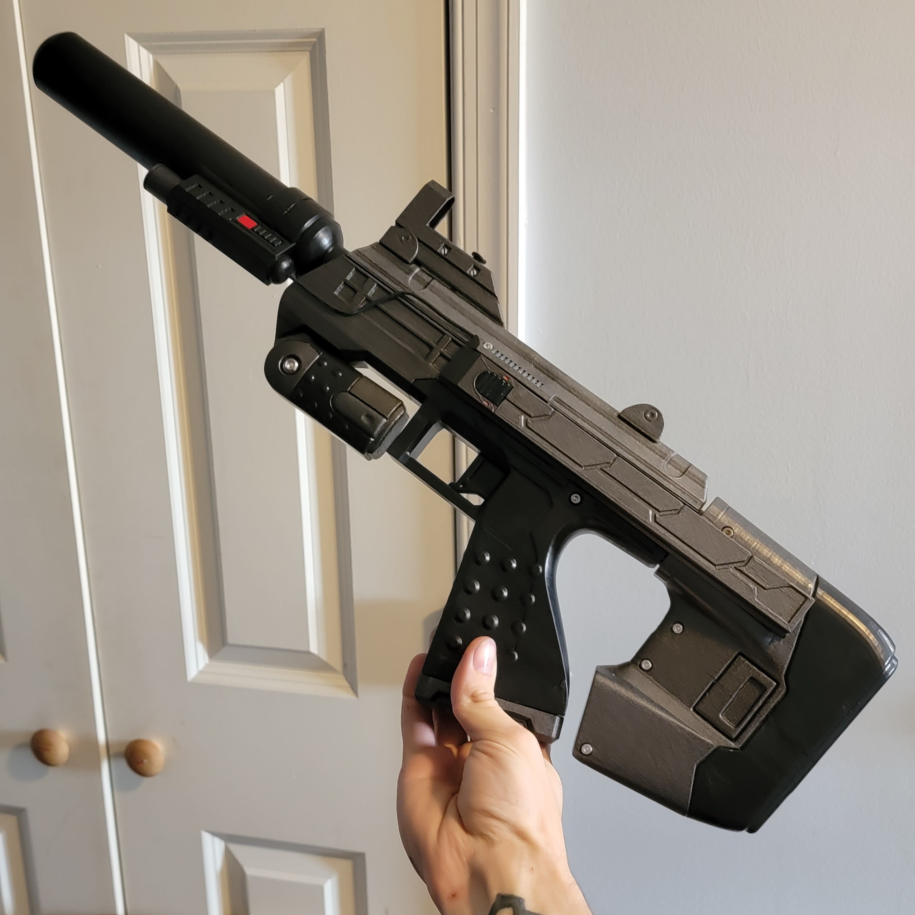 3D printed M7 SMG (Halo 3) and M7S Supressed SMG (Halo 3: ODST) Credit ...