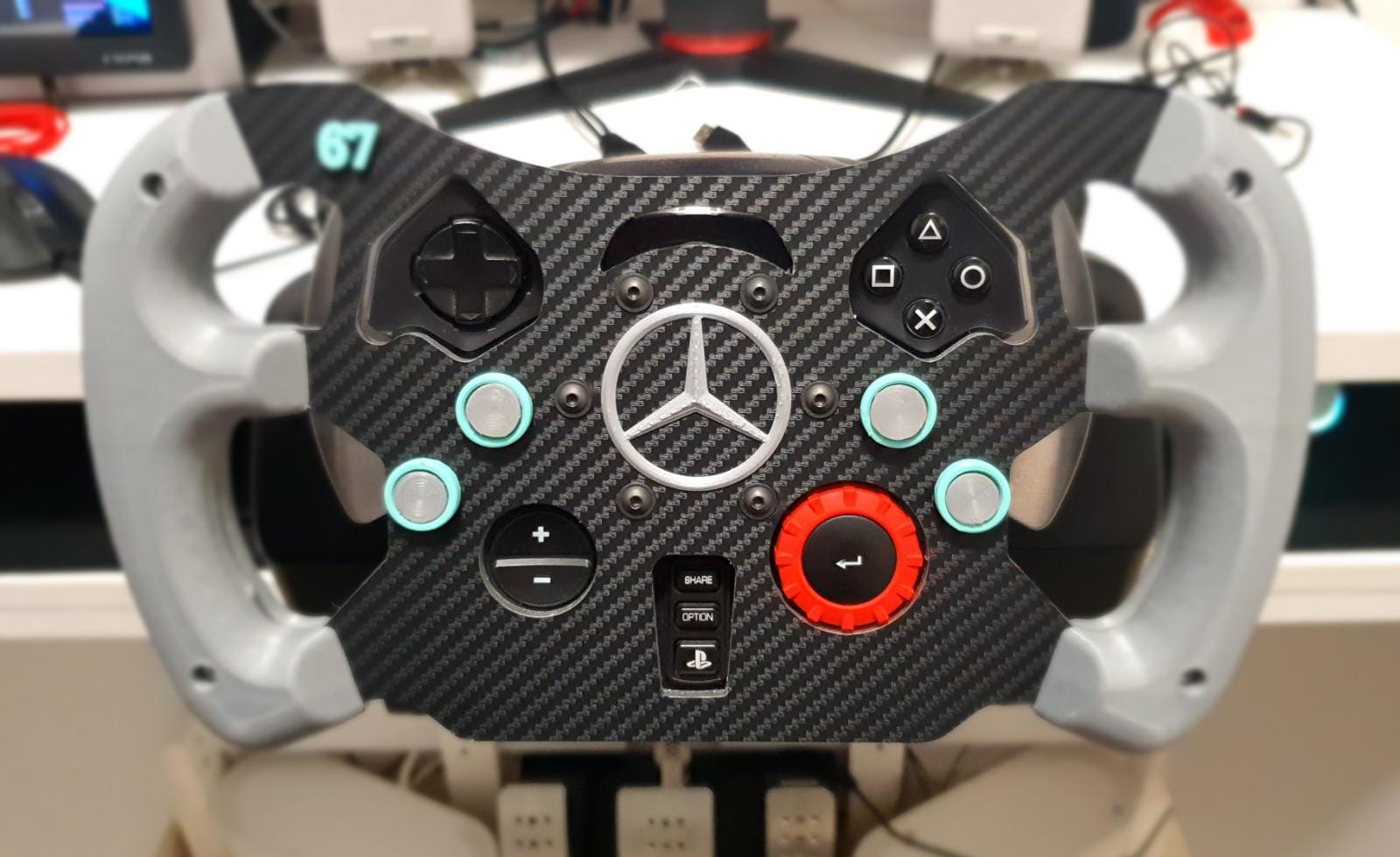 🛞 LOGITECH G29 G923 - Mclaren GT3 STEERING WHEEL・ STL File for 3D ...