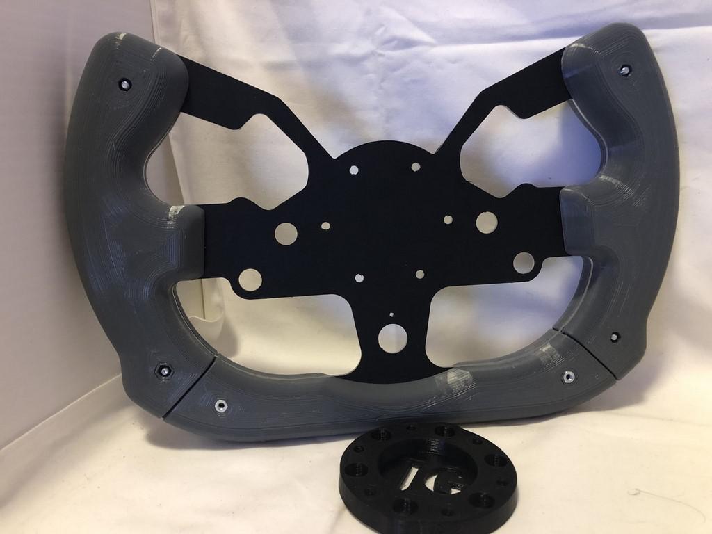 STL file LOGITECH G920 Lamborghini STEERING WHEEL 🛞 (DXF)・3D printer ...