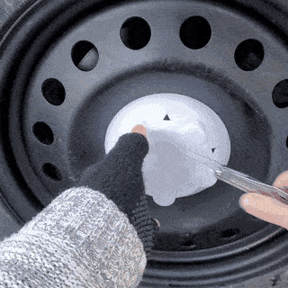 🧢 Universal Hubcap Center Cap for Steel Wheel Car Rims Customizable ...