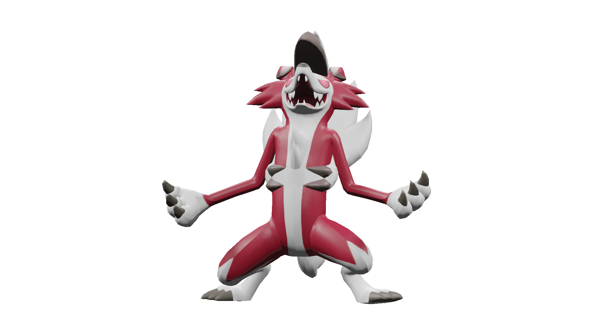 STL file Pokémon - (745) Lycanroc Midnight 🐉 ・3D printing model to ...