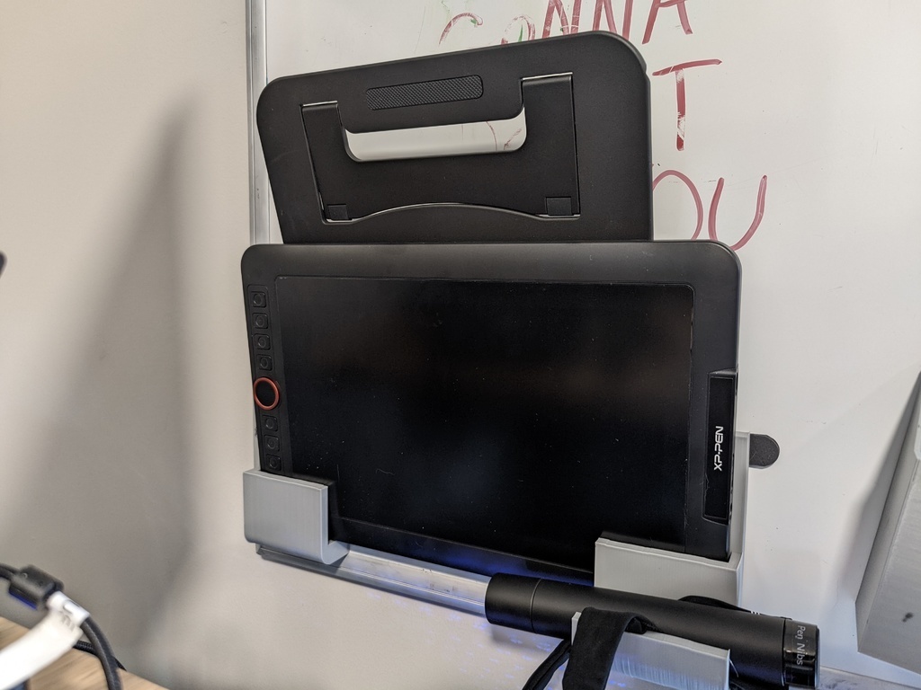 Free 3D file Xp Pen Pro 12 Wall Storage Mount 🖊️ ・3D printer model to ...