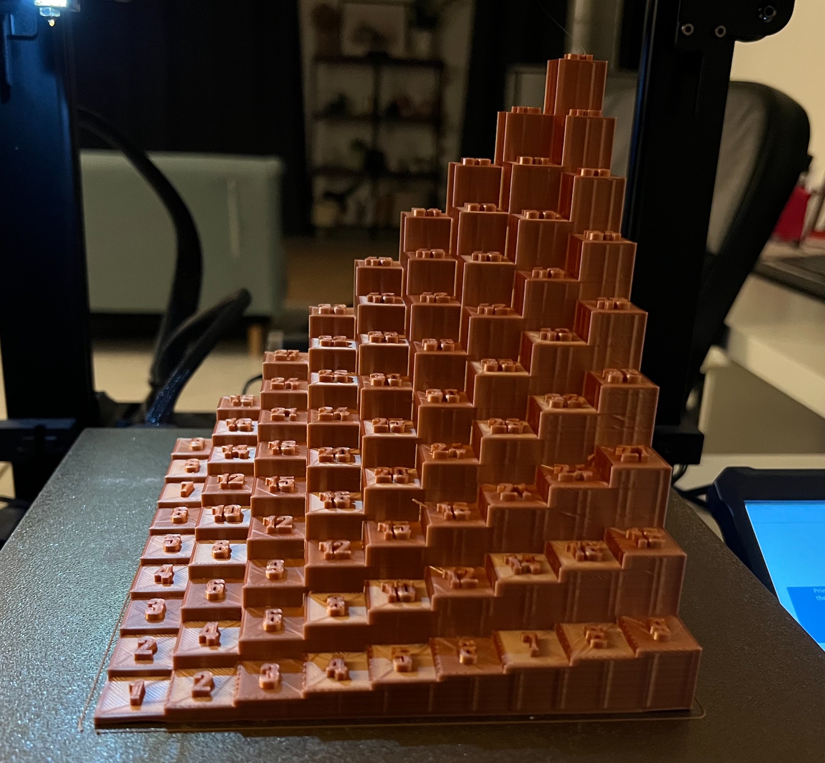 STL file Multiplication Montessori table 📐 ・3D printer model to ...