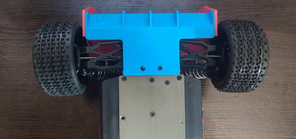 Free STL file WLToys 104001 Rear Wing + diffuser 🪶・Template to download ...