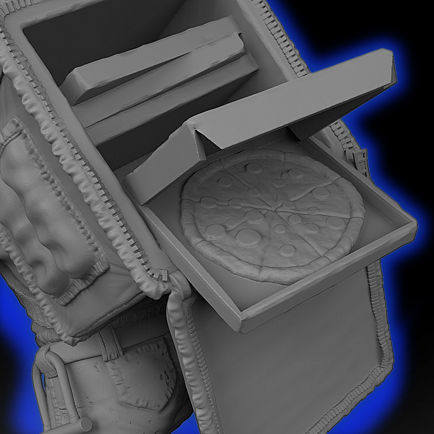 3D file Delivery Zombie Miniature 📦 ・3D print design to download・Cults