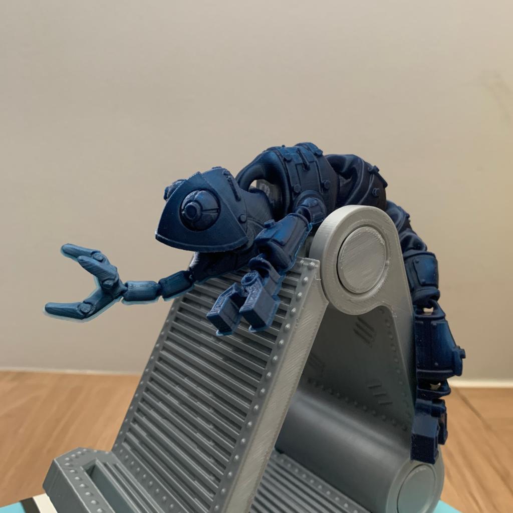 STL file Articulated Mechanical Chameleon 🎲 ・3D print object to ...
