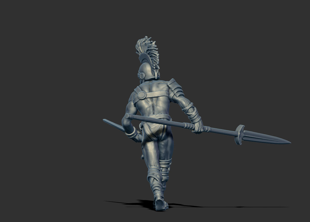 STL file Gladiator - 35mm scale 🎲・3D print design to download・Cults
