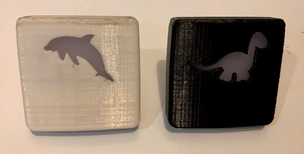 Free 3D file Night Light Cover 🦖 ・3D printable model to download・Cults