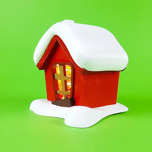 STL file Christmas House 🎄 ・3D printable model to download・Cults