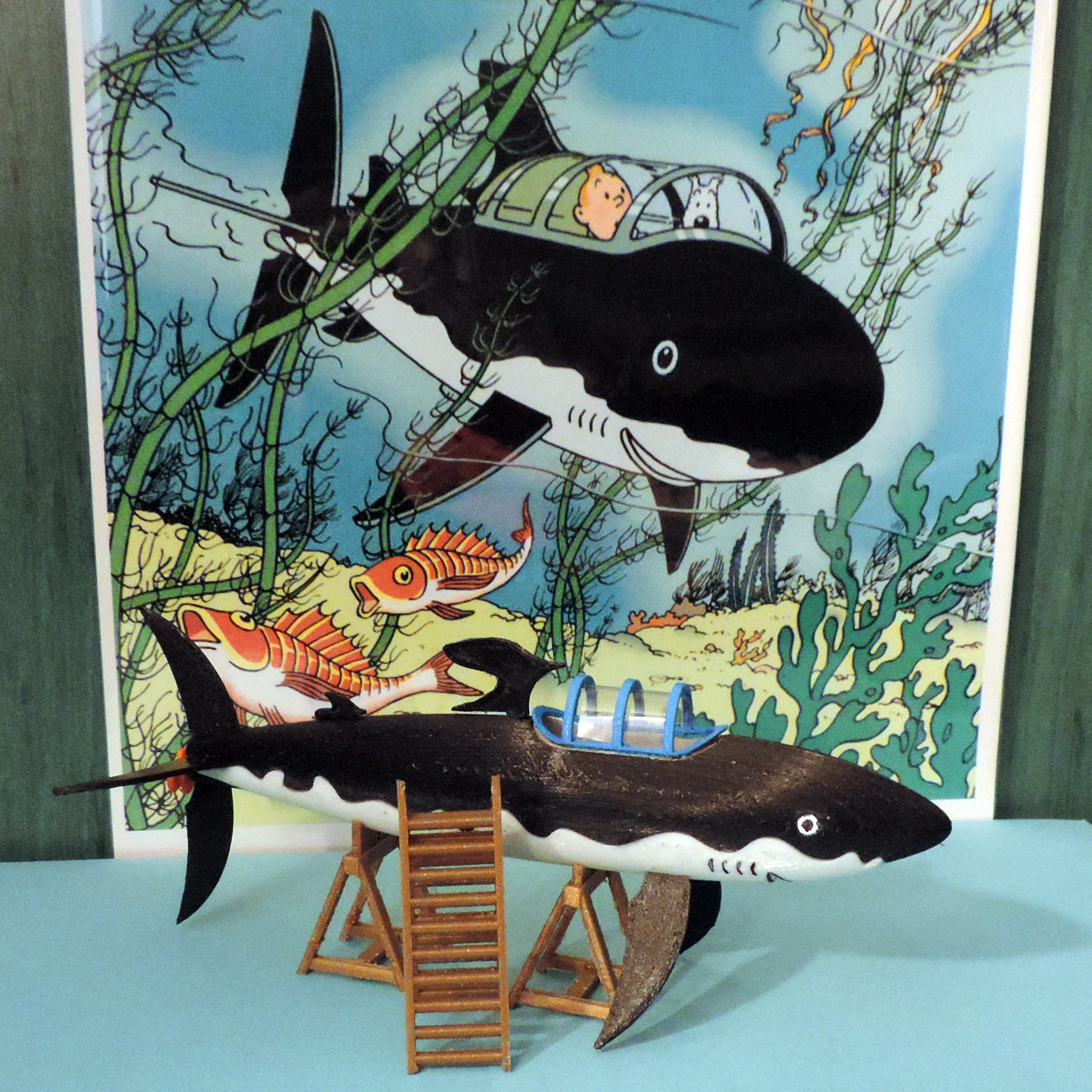 3D print Tintin shark submarine • made with Ender 3 V2・Cults
