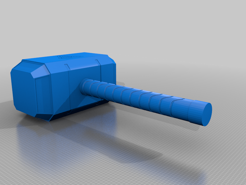 🔨 Thor Hammer (Mjölnir)・ STL File for ・Cults