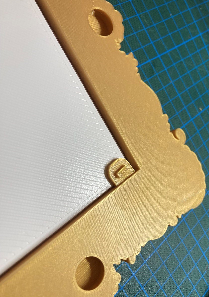 🖼️ Baroque Picture Frame 4x6" (10x15cm)・ STL File for ・Cults