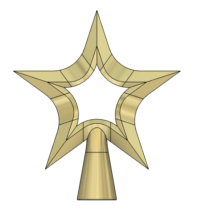 🎄 Christmas Star Tree Topper・Free STL File for ・Cults