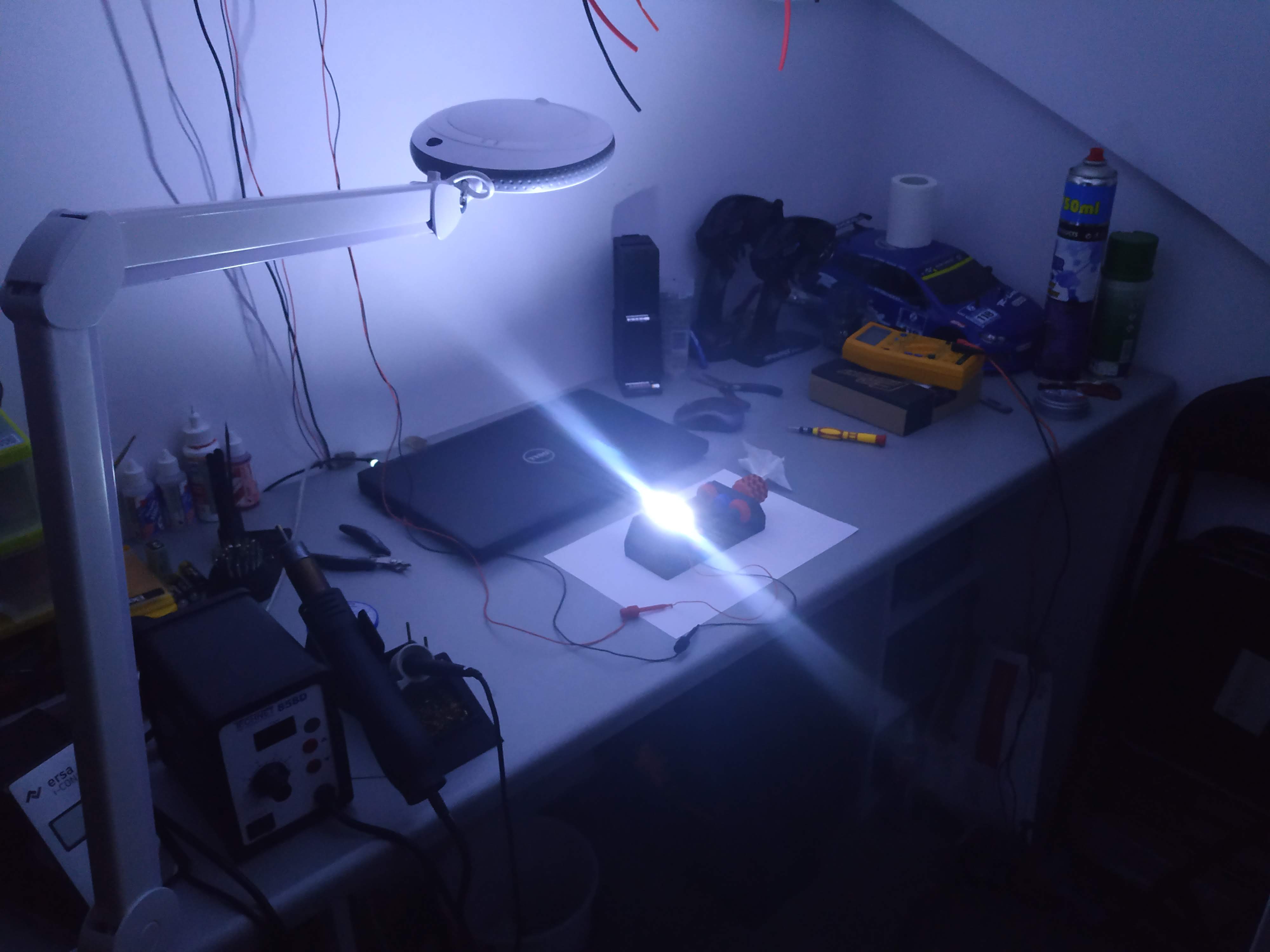 STL file FRONT AND REAR LED COB KIT FOR TRAXXAS REVO, REVO 3.3, E-REVO ...