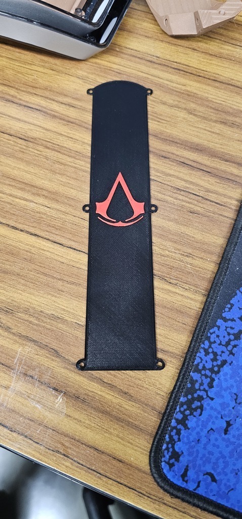 🙈 Cover Plate with AC Logo (for Hidden Blade by Stonedge)・Free 3D File ...