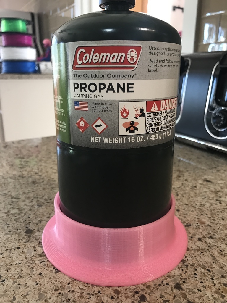 🏠 1lb Coleman Propane Base・Free 3D File for ・Cults