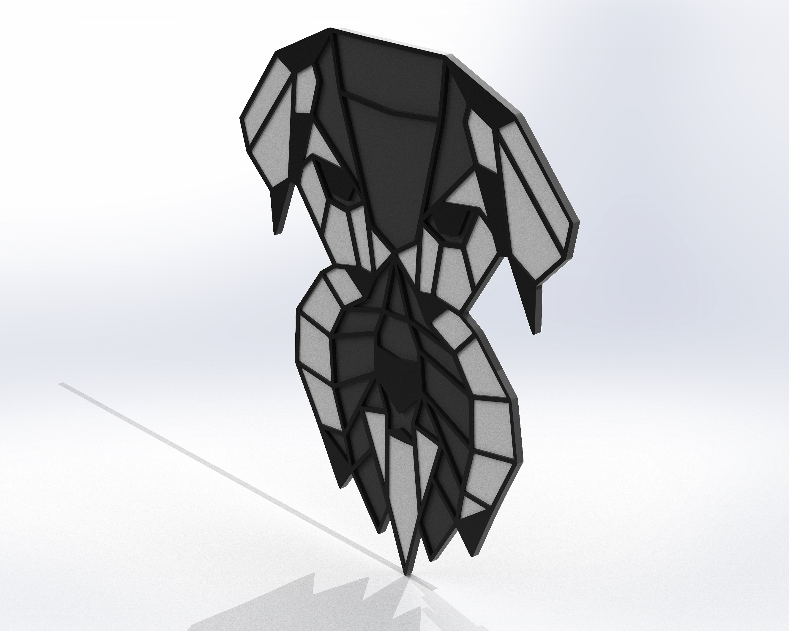 Archivo STL gratuito Perro Schnauzer Geometrico 🐉・Idea de impresión 3D ...
