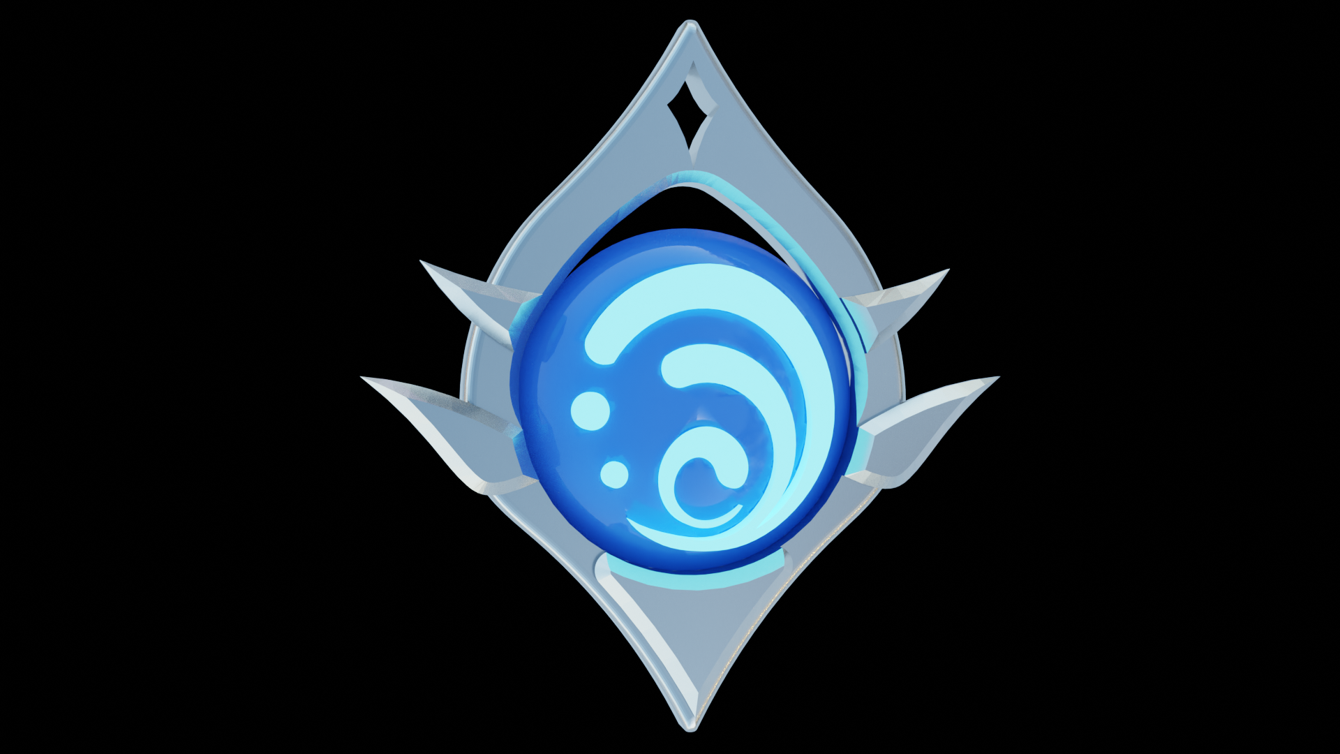 STL file Vision Fatui ( Hydro ) - Genshin Impact 🎲 ・3D print object to ...