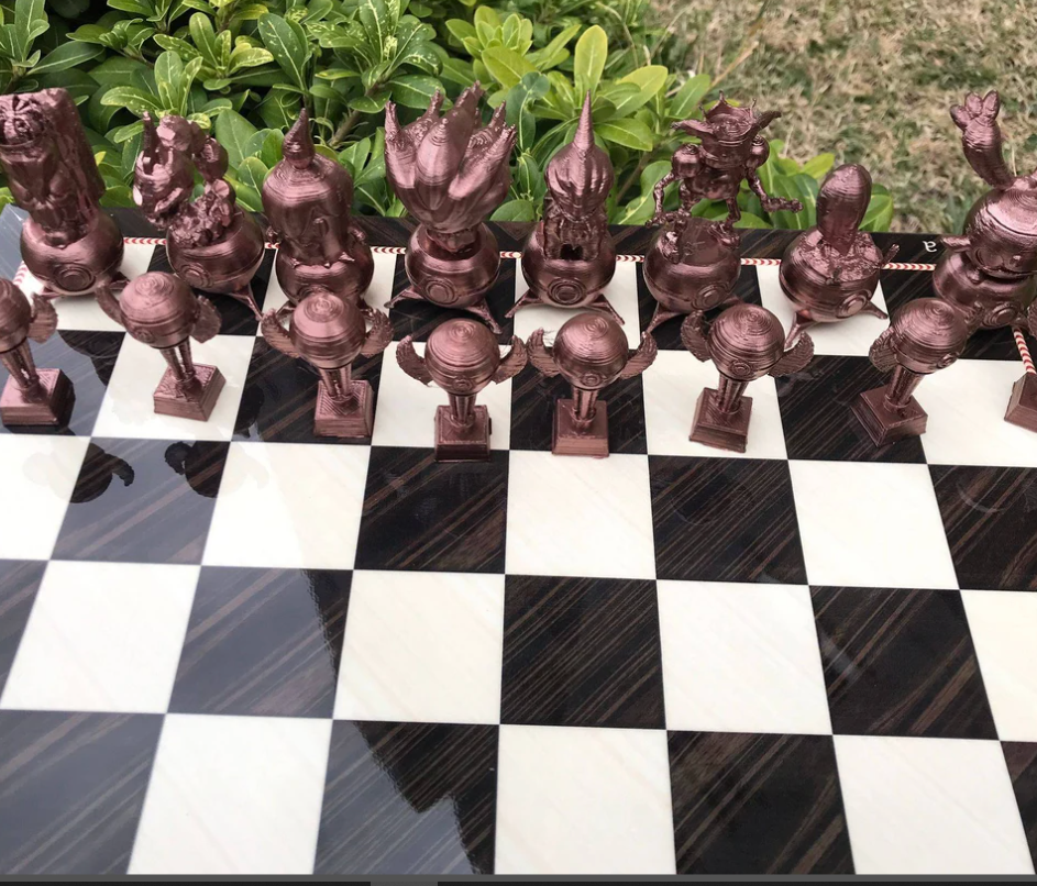 🐉 Pokemon Chess Set | Balbasur | Pikachu | Pokemon 2 side chess set ...