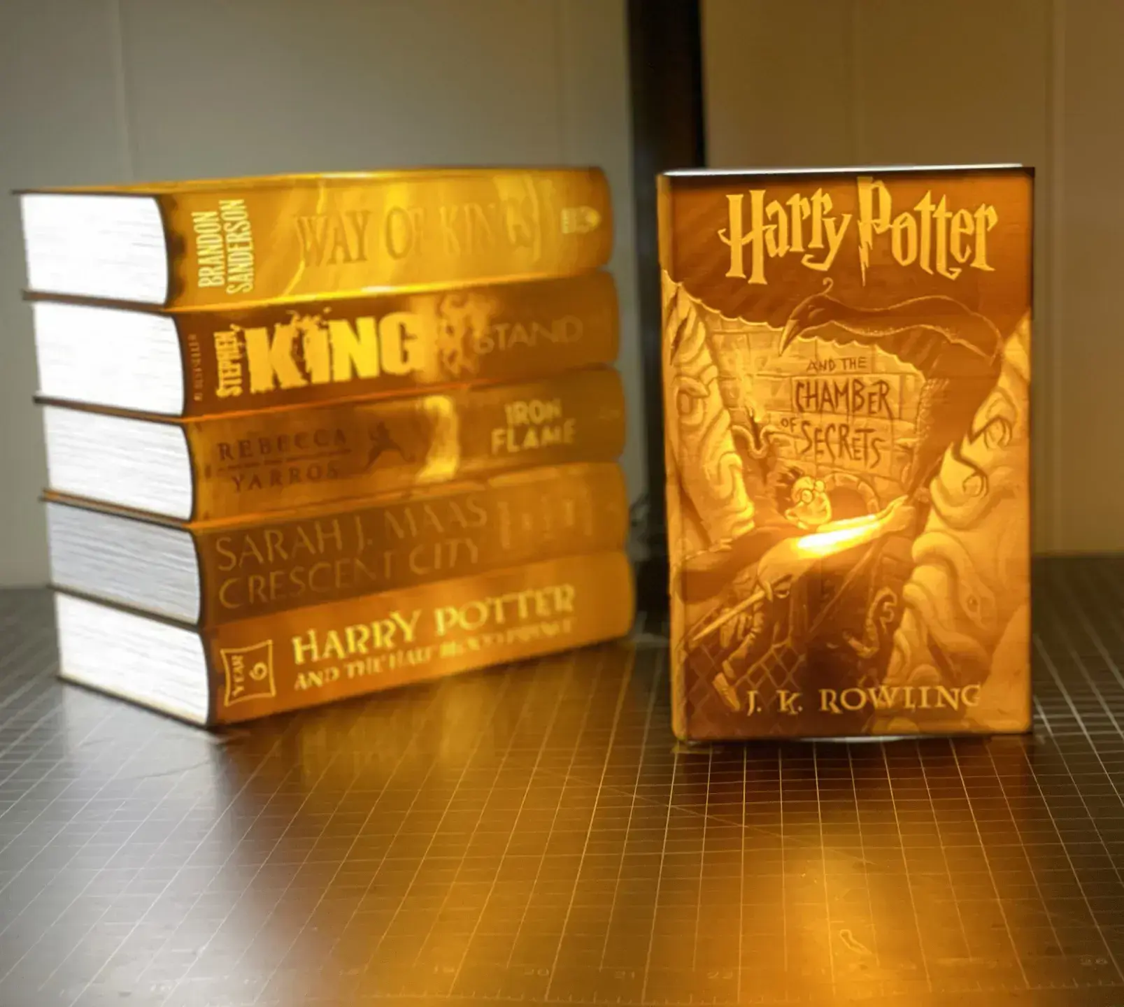 Free 3D file Lithophane Books (Harry Potter Book 2) 📚 ・3D printer ...
