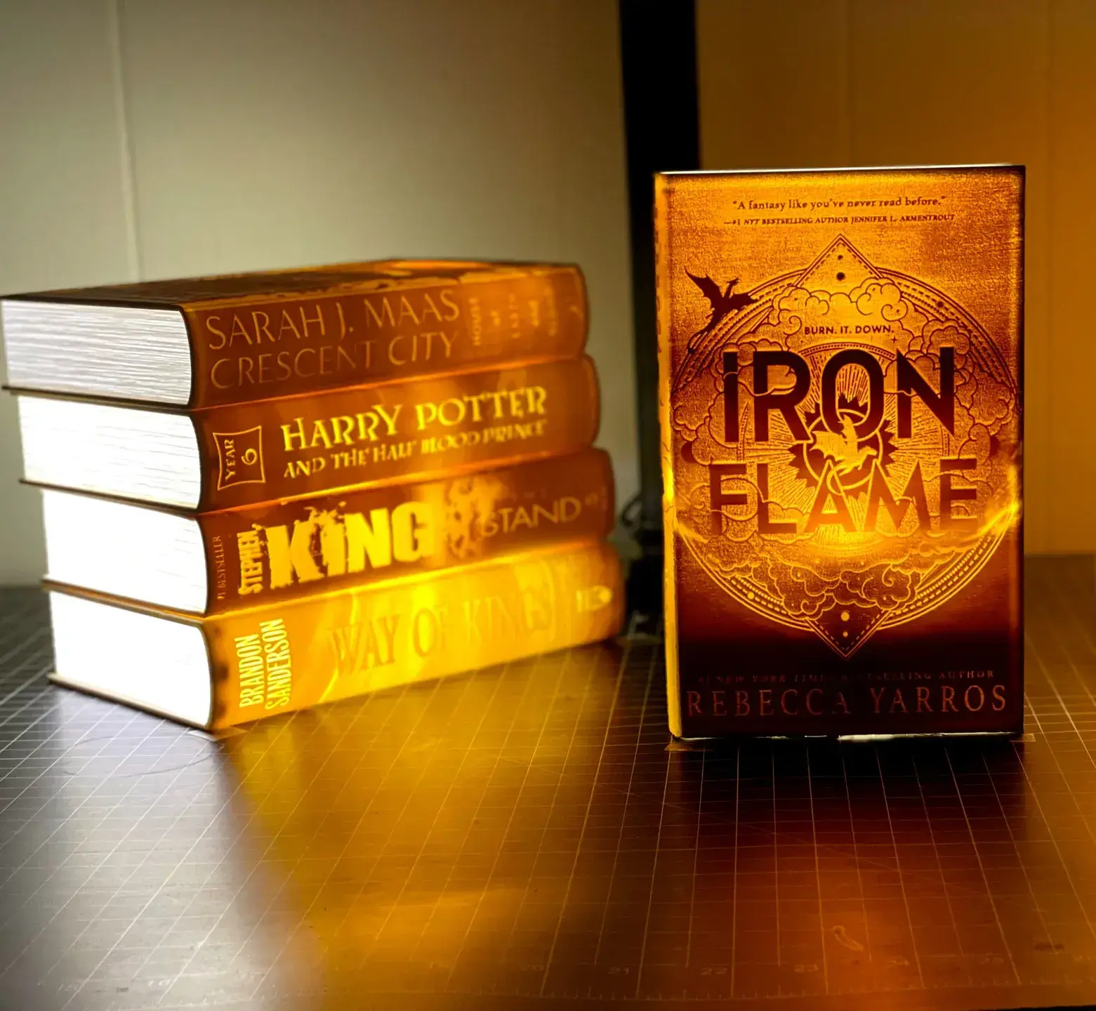📚 Lithophane Books (Iron Flame)・Free 3D File for ・Cults