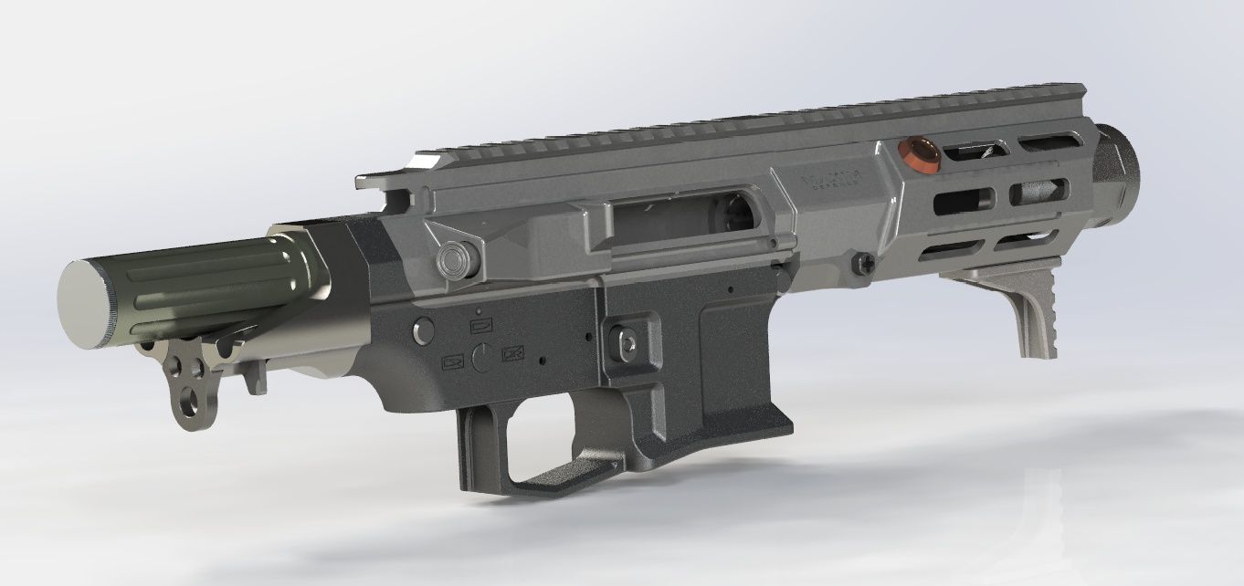 🔫 PDX 505 airsoft gun・文件用于 3D ・Cults