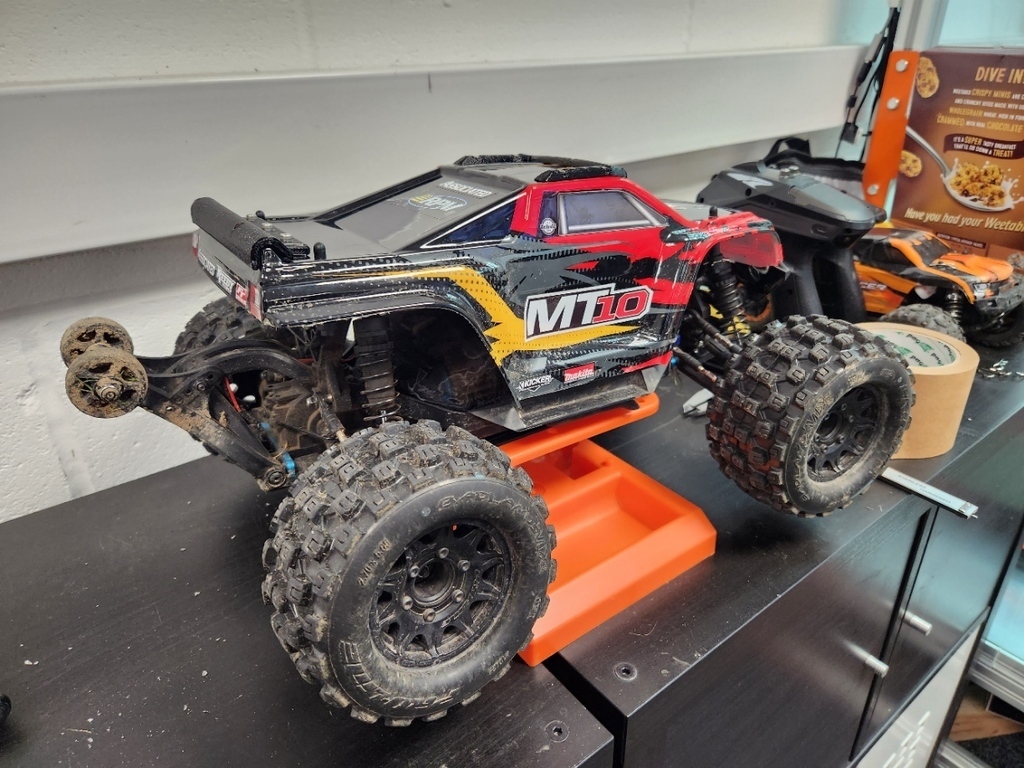 3D file Team Associated Rival MT10 V2 - Spoiler Skid Guard 💂 ・3D ...