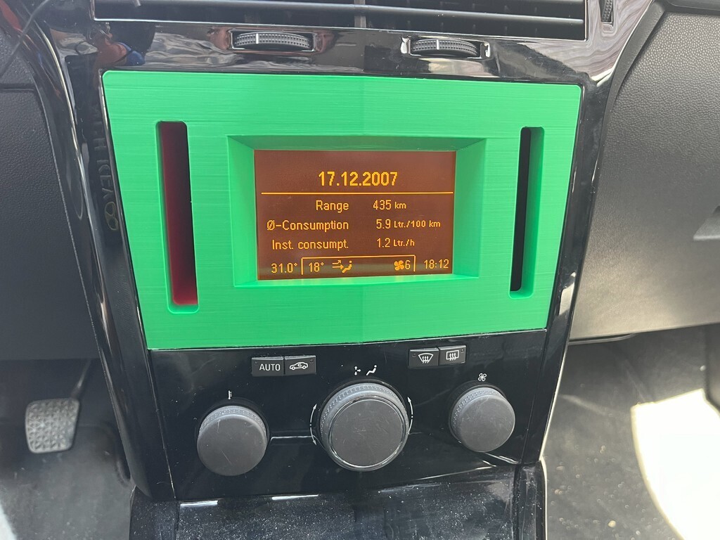 Free 3D file Astra H GID Dashboard Frame and case 🖼️ ・3D printer design ...