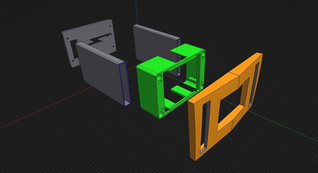 Free 3D file Astra H GID Dashboard Frame and case 🖼️ ・3D printer design ...