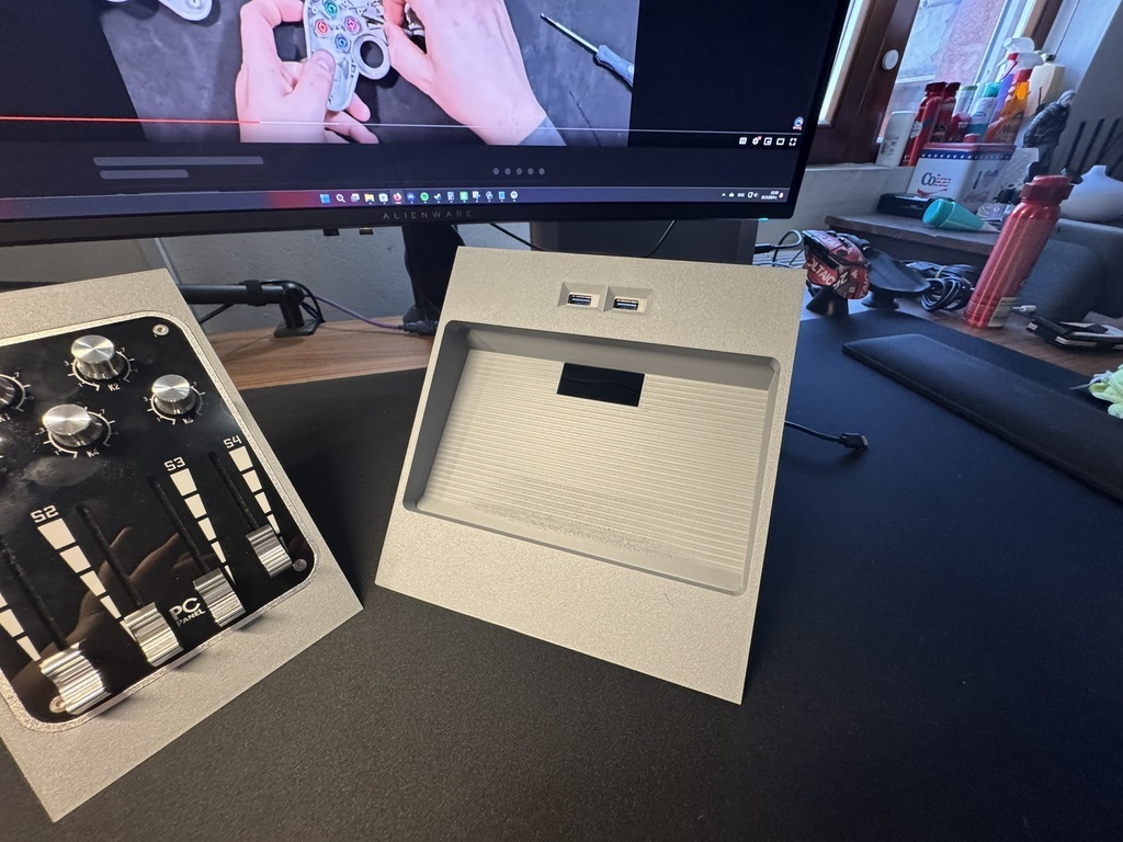 🎵 PCPanel Pro and Stream Deck XL stand・Free 3D File for ・Cults
