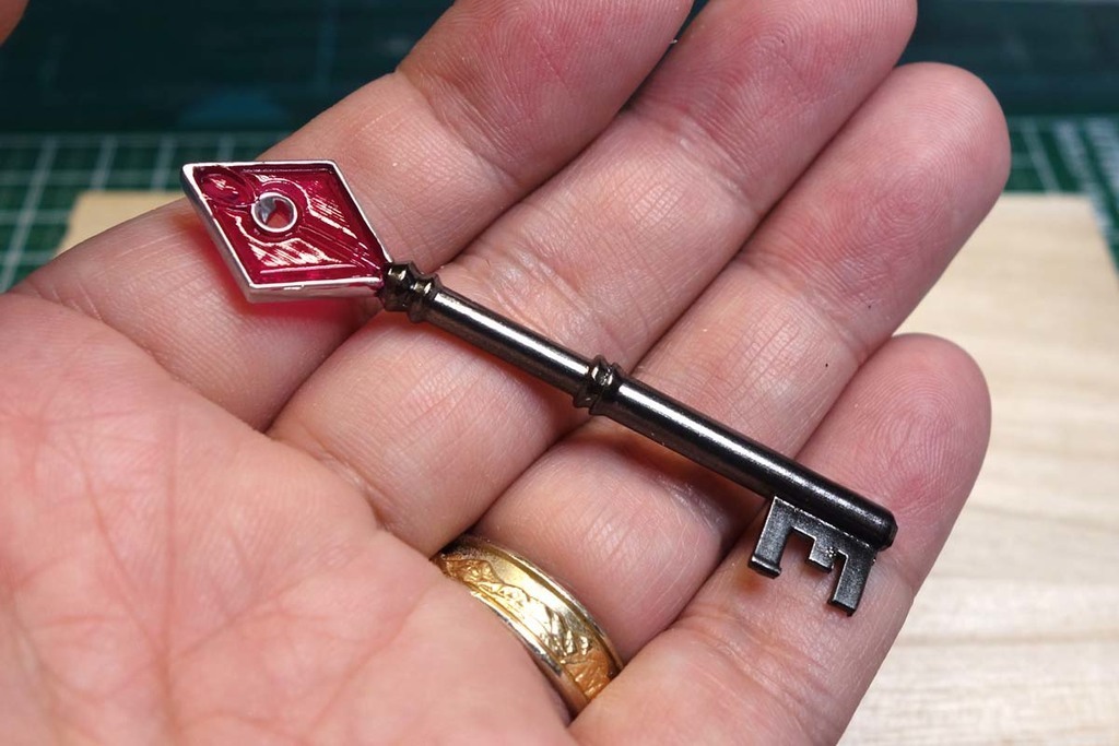 💎 Residual Evil 2: diamond key・Free STL File for ・Cults