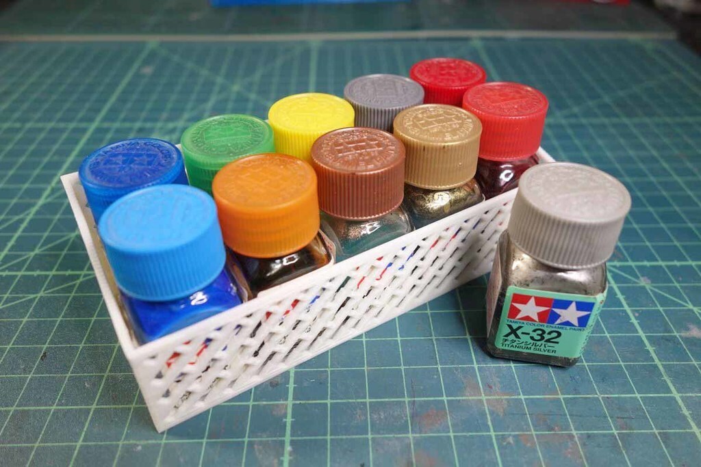 Free STL file Paint box for TAMIYA color 🎨 ・3D printer design to ...