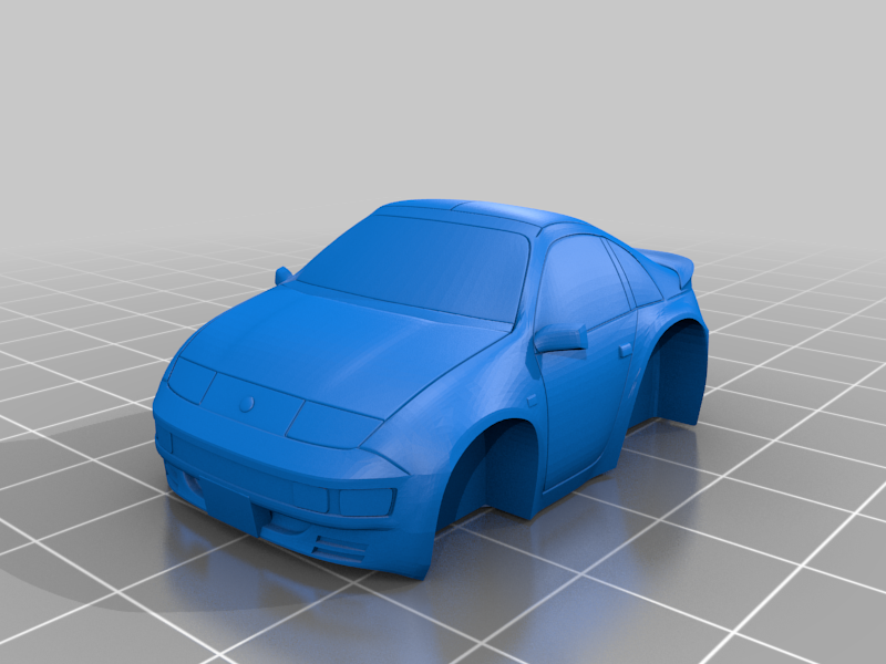 🚗 Nissan 300ZX (Z32) deformed・Free STL File for ・Cults