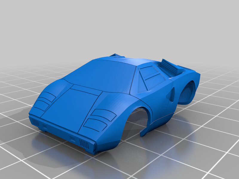 Free STL file Countach LP400 🎲 ・3D printer design to download・Cults