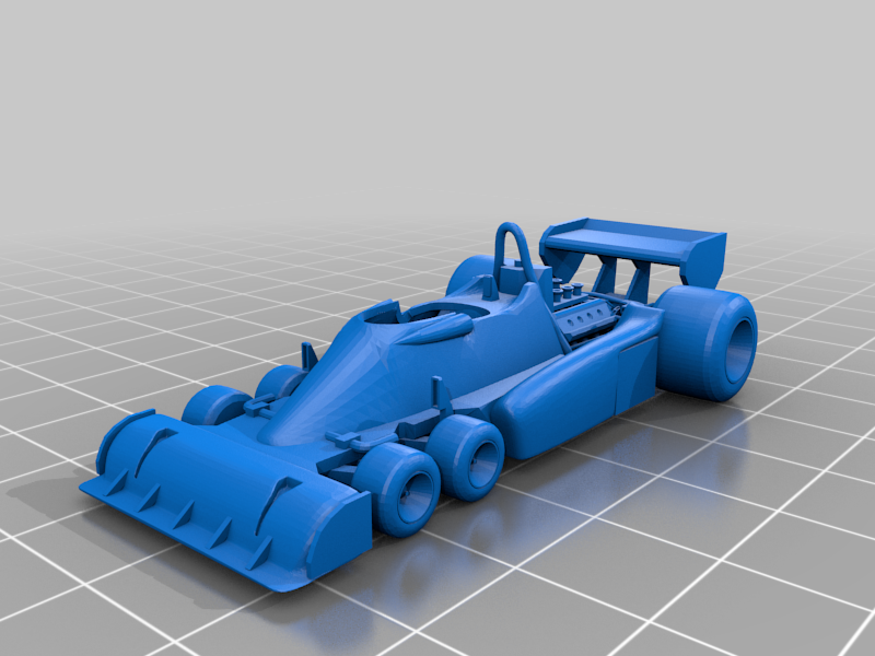 Free STL file 1/64 Tyrrell P34 1977 🚗 ・3D print object to download・Cults