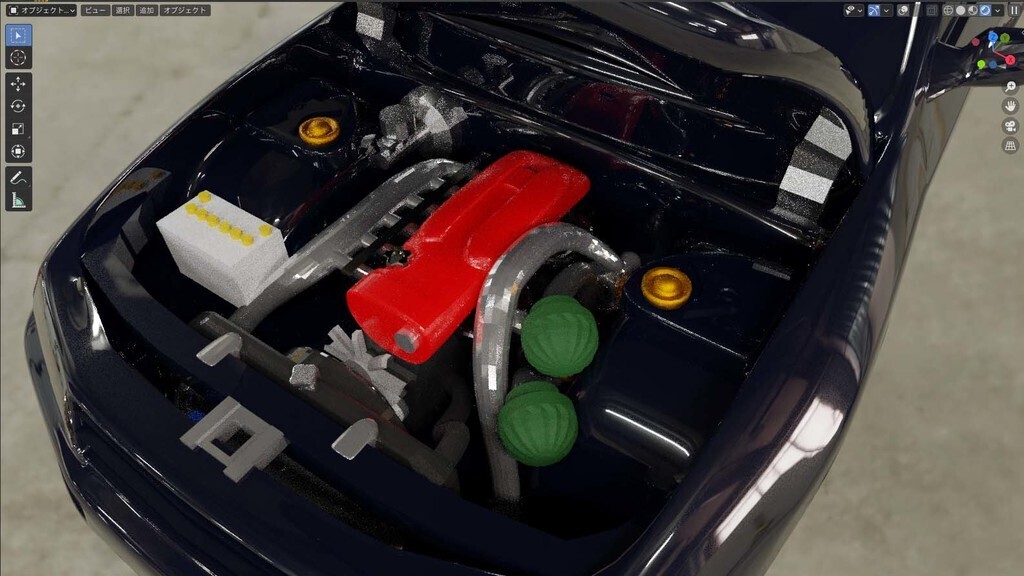 Free STL file RB26DETT Twin turbo (BNR32) 🚗 ・Model to download and 3D ...