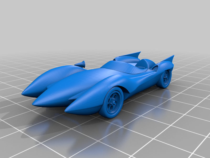 🚗 Mach 5・Free STL File for 3D printing and CNC machining - Laser ...