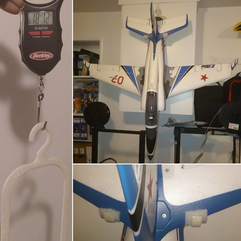 🛩️ rhouse RC Airplane Storage Hook / Plane Hanger・Free 3D File for ・Cults
