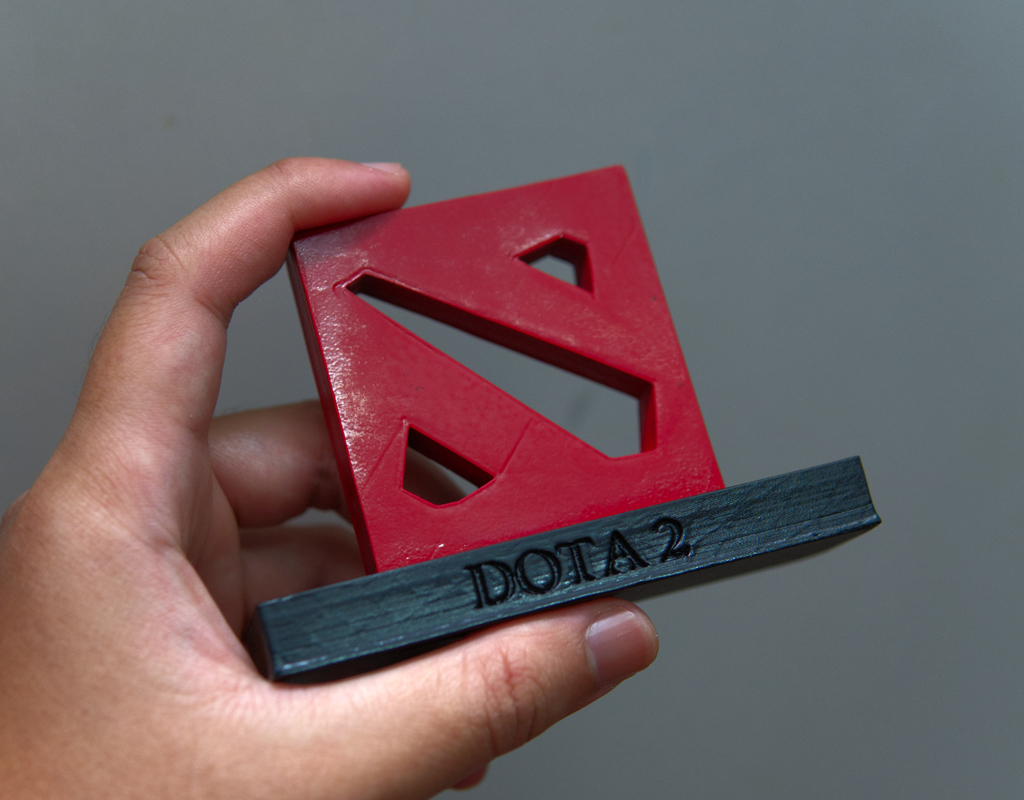 Free 3D file Dota Logo Stand 🧞‍♂️ ・3D printer model to download・Cults