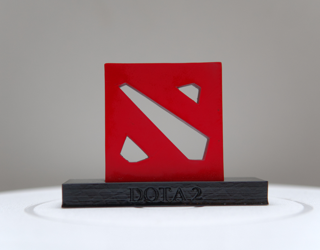 Free 3D file Dota Logo Stand 🧞‍♂️ ・3D printer model to download・Cults