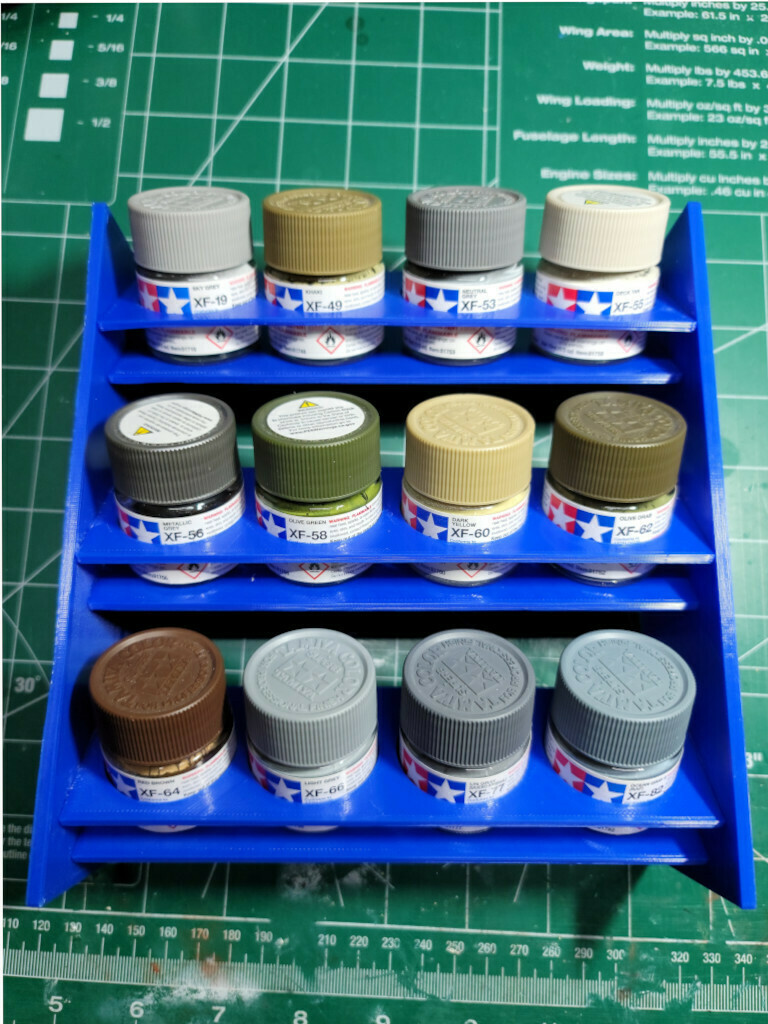 🎨 Wall Mounted Paint Rack・Free 3D File for ・Cults