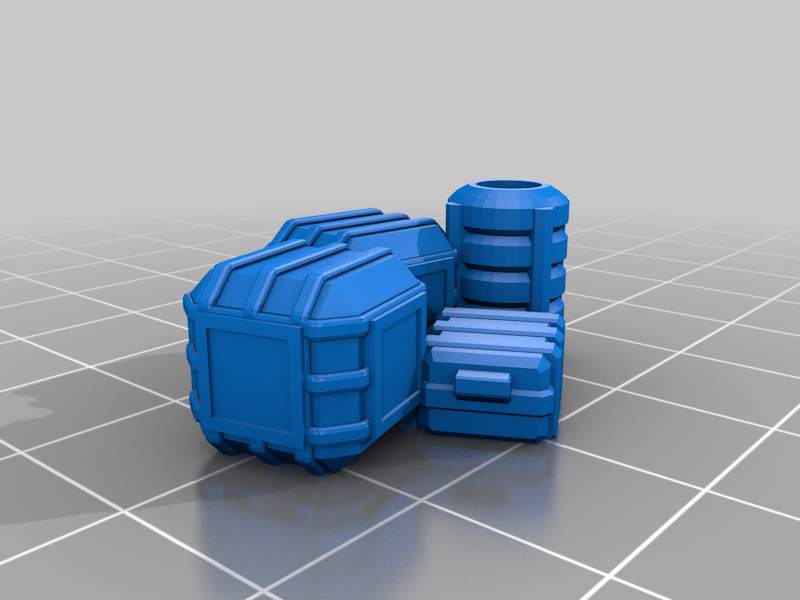 🎲 15mm Sci-fi Scatter・Free STL File for ・Cults