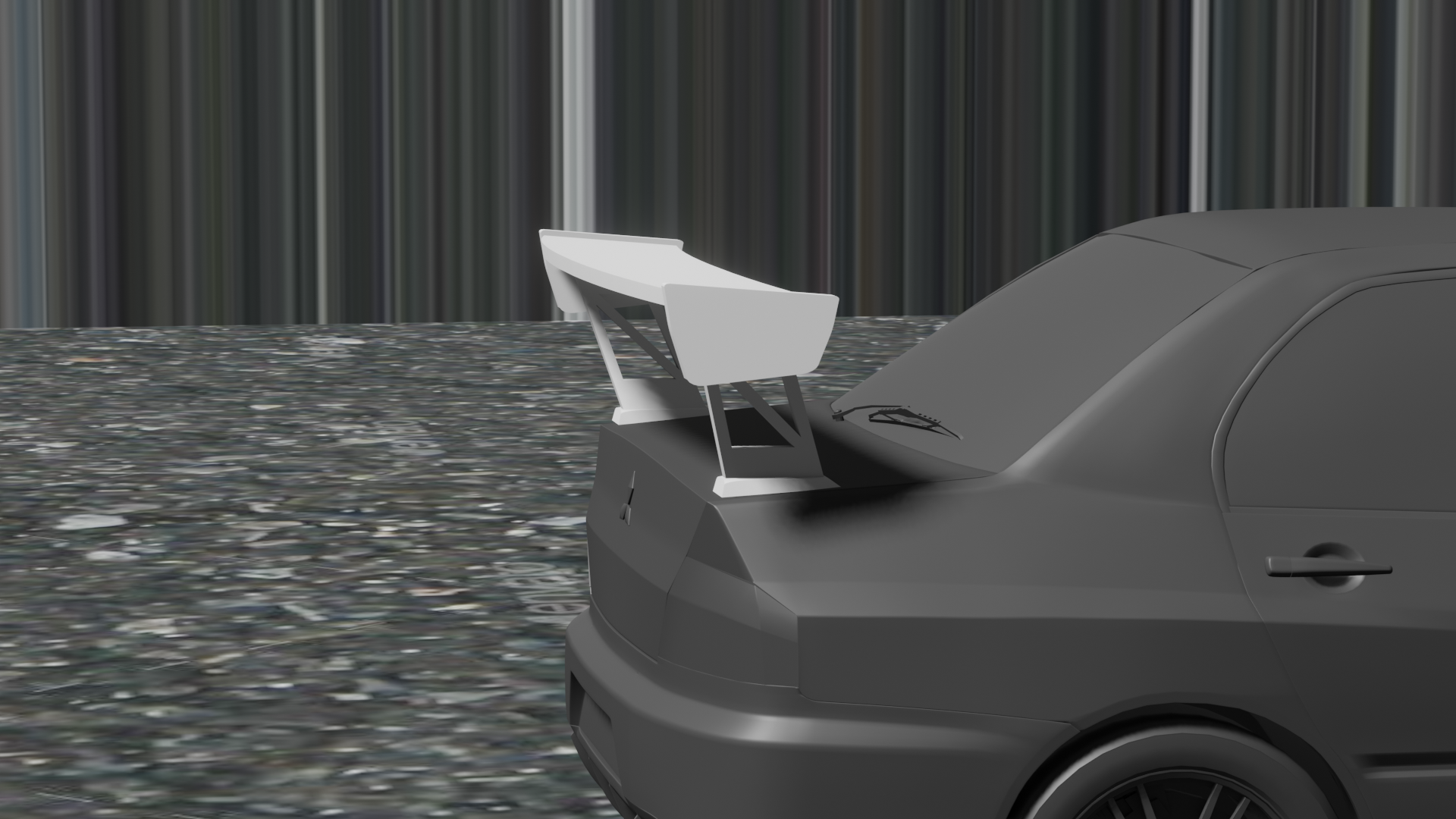 STL file Voltex GT Wing V4 For Mitsubishi Lancer Evo XII ~ IX 🪶 ・3D ...