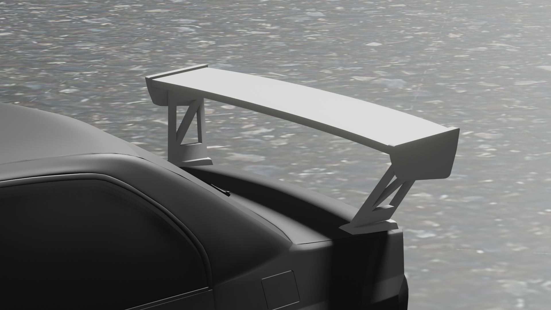 STL file Voltex GT Wing V4 For Mitsubishi Lancer Evo XII ~ IX 🪶 ・3D ...