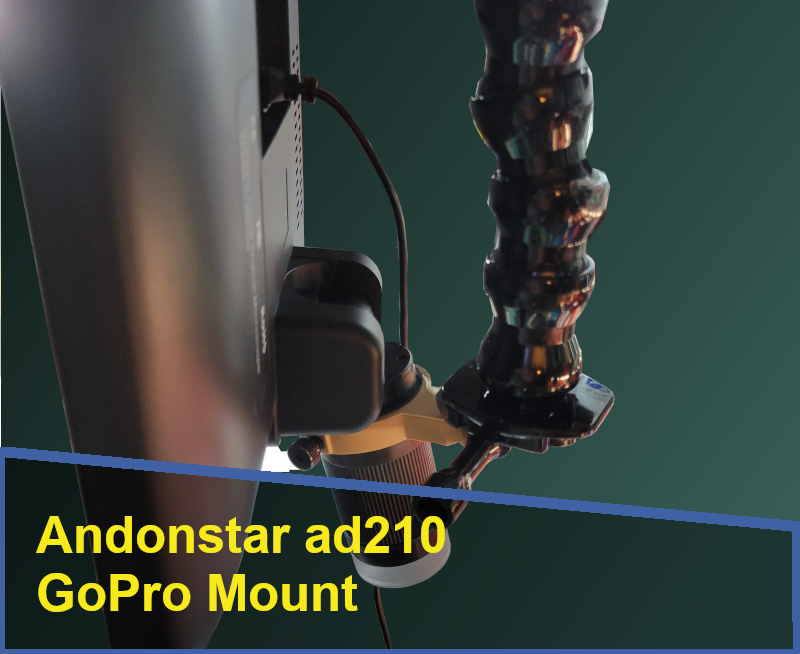 Free 3D file Andonstar AD210 GoPro Mount 🔌 ・Object to download and to 3D print・Cults